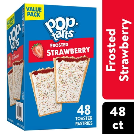Pop-Tarts Frosted Strawberry Instant Breakfast Toaster Pastries, Shelf ...