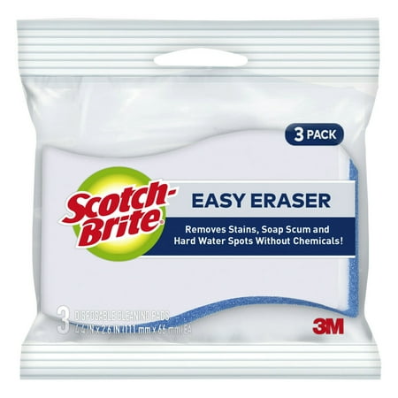 Scotch-Brite Easy Eraser, 3 Disposable Pads – Walmart Inventory Checker ...