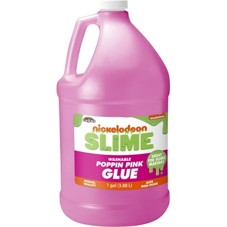 Cra-Z-Art Nickelodeon Slime, Washable Poppin' Pink Glue 1 Gallon ...
