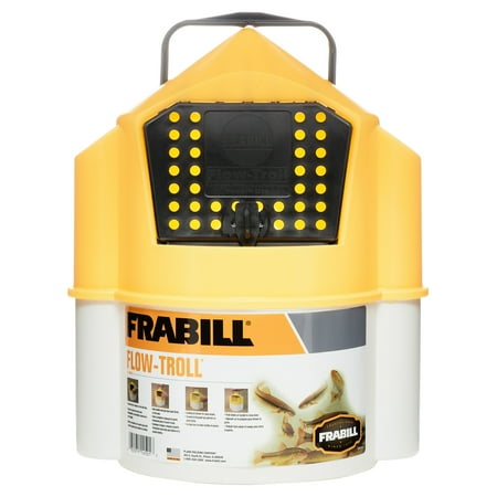 Frabill Flow Troll Hydrodynamic 6 Quart Minnow Bucket – Walmart ...