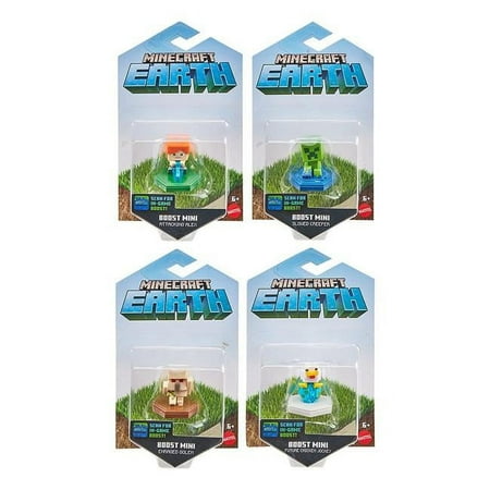 Minecraft Earth Boost Mini Figure, Nfc Chip Enabled For Earth Augmented ...