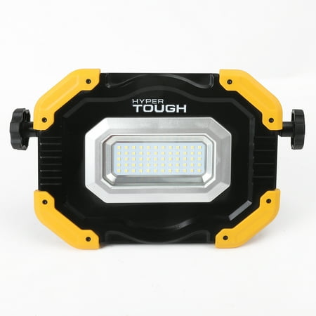 Hyper Tough 5000 Lumen LED Corded Work Light, Yellow, Black, Model 7050 ...