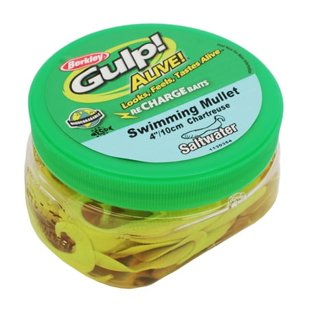 Berkley Gulp! Gulp! Alive!® Saltwater Swimming Mullet Bait Grubs ...
