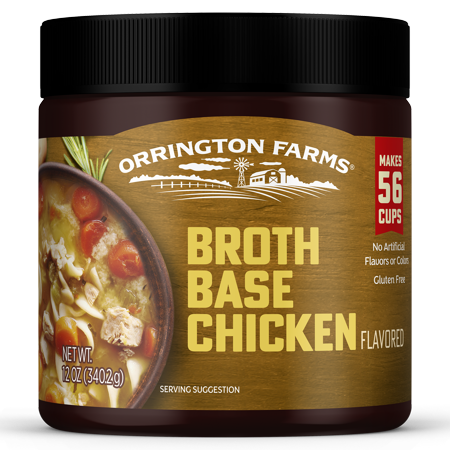Orrington Farms Chicken Flavored Broth Base & Seasoning, 12 fl oz ...