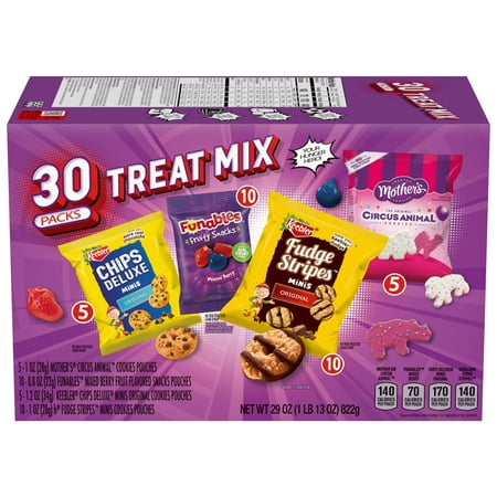Keebler Sweet Treat Variety Mix with Keebler Cookies and Funables Fruit ...