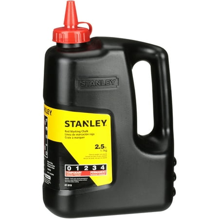 Stanley® Red Marking Chalk 2.5 lb. Jug – BrickSeek