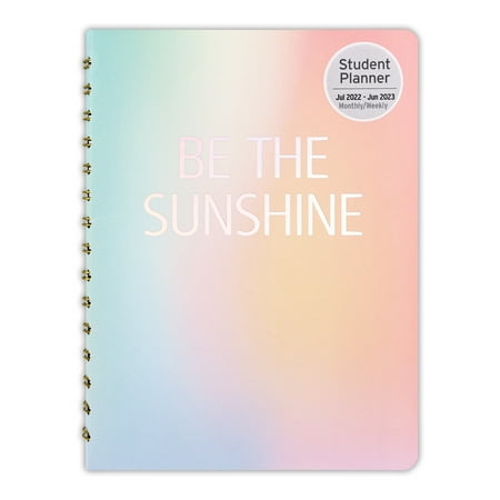 PlanAhead Monthly/Weekly Student Planner, July 2022 - June 2023, 6.25 x ...