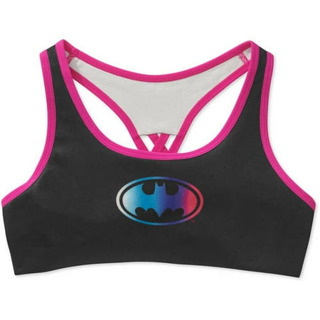 DC Superhero Batman Girls Bra, Seamless Racer Bra (Little Girls & Big ...