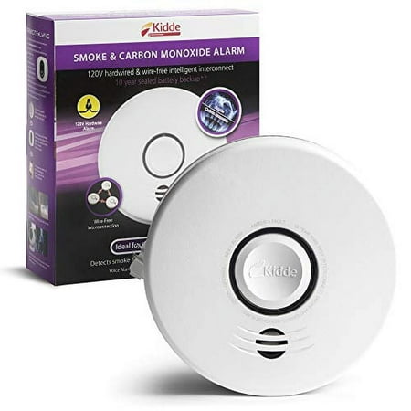 Kidde Fire P4010ACSCO-W Intelligent Wire-Free Combo Smoke/CO Alarm ...