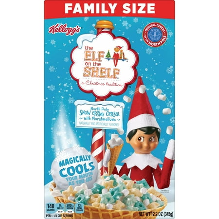 Kellogg's Elf on the Shelf North Pole Snow Creme Cereal with ...