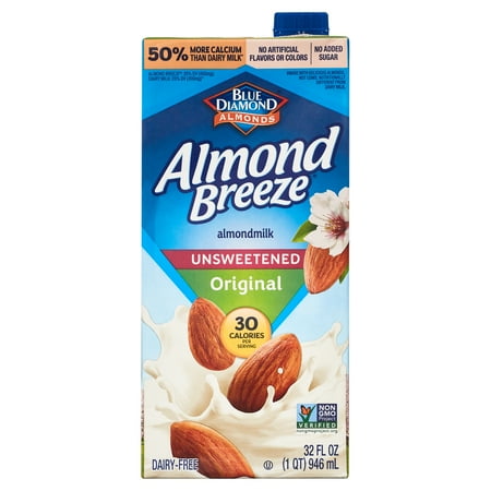 Almond Breeze Unsweetened Original Shelf-Stable Almondmilk, 32 oz – Walmart Inventory Checker ...