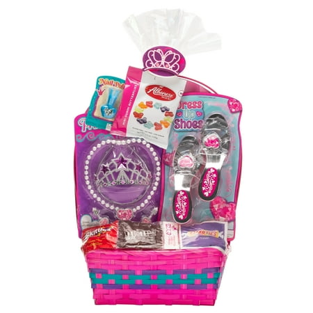 Wondertreats Easter Gift Basket Set Princess Dress-up Toys and Candies ...