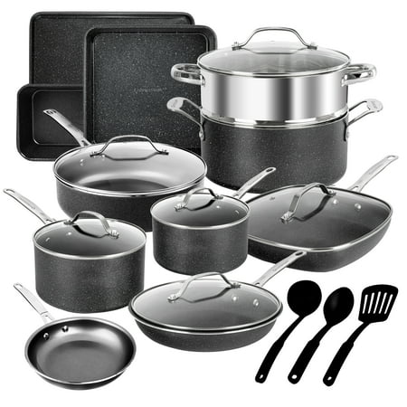 Granite Stone Pots and Pans Set Nonstick Cookware Bakeware Set ...
