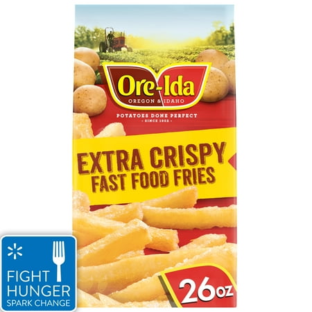 Ore-Ida Extra Crispy Fast Food Fries, French Fried Frozen Potatoes, 26 ...