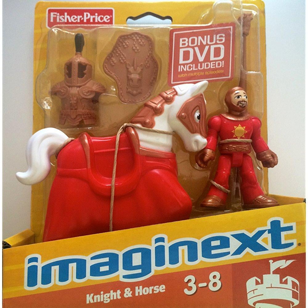 imaginext knight & horse (red) - Walmart.com