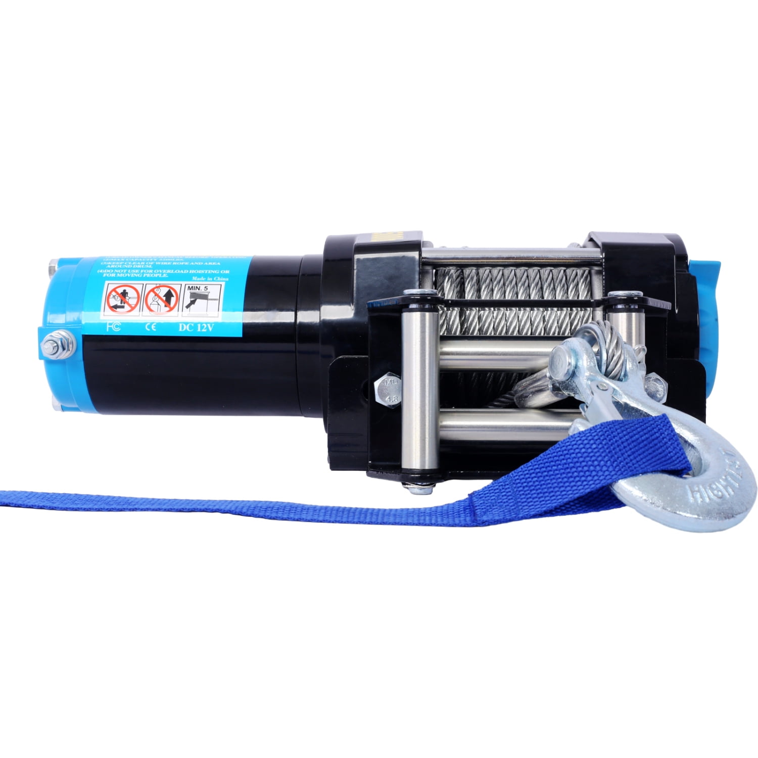 imerelez ATV/UTV Winch- 12 V 3500LBS Electric Winch with Steel Cable ...