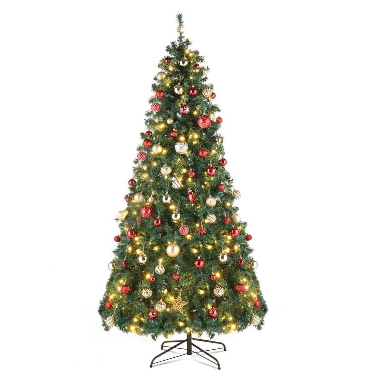 imerelez Artificial Christmas Tree 7ft Automatic Tree Structure PVC ...