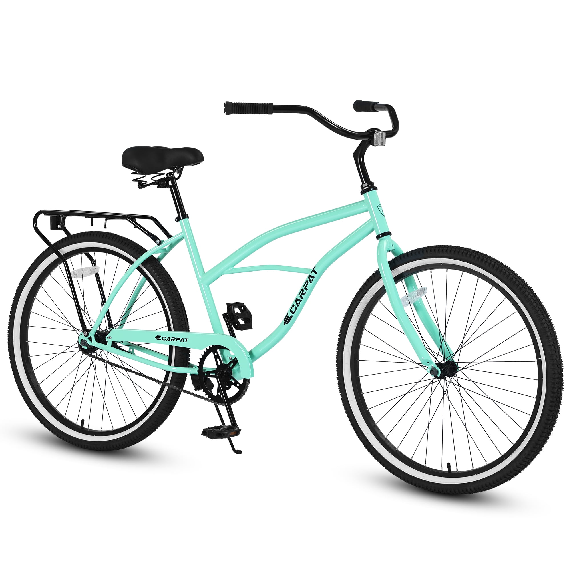 imerelez Beach Cruiser Bicycle 26 Inch Single Speed, Coaster Brake ...