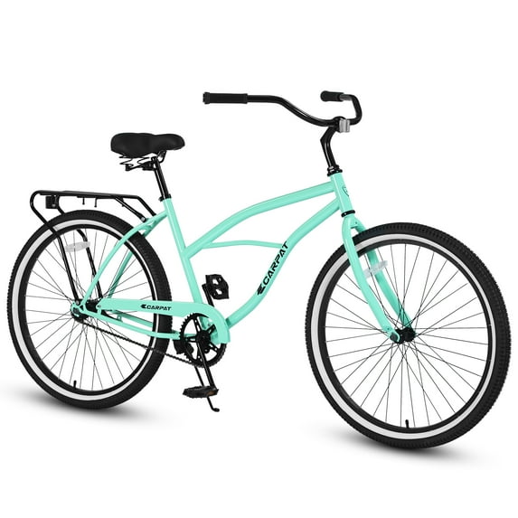 imerelez Beach Cruiser Bicycle 26 Inch Single Speed, Coaster Brake ...