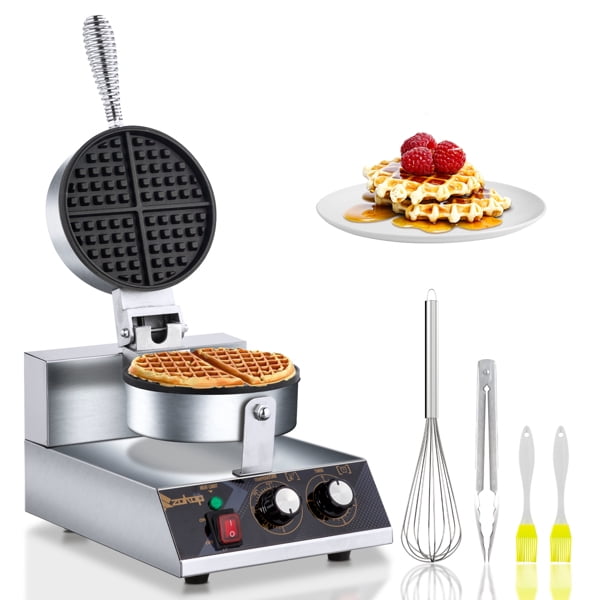 imerelez Belgian Waffle Maker Thick 7.8 Inch Flip Waffle Irons with Non ...