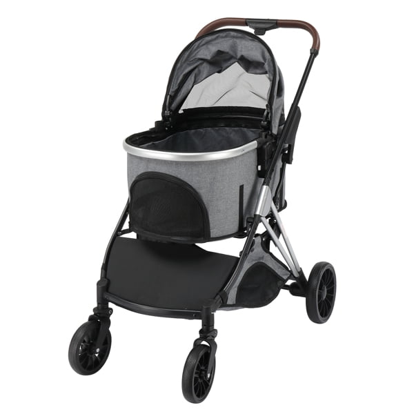 imerelez Pet Stroller 3 in 1, Folding Lightweight Dog Stroller with ...