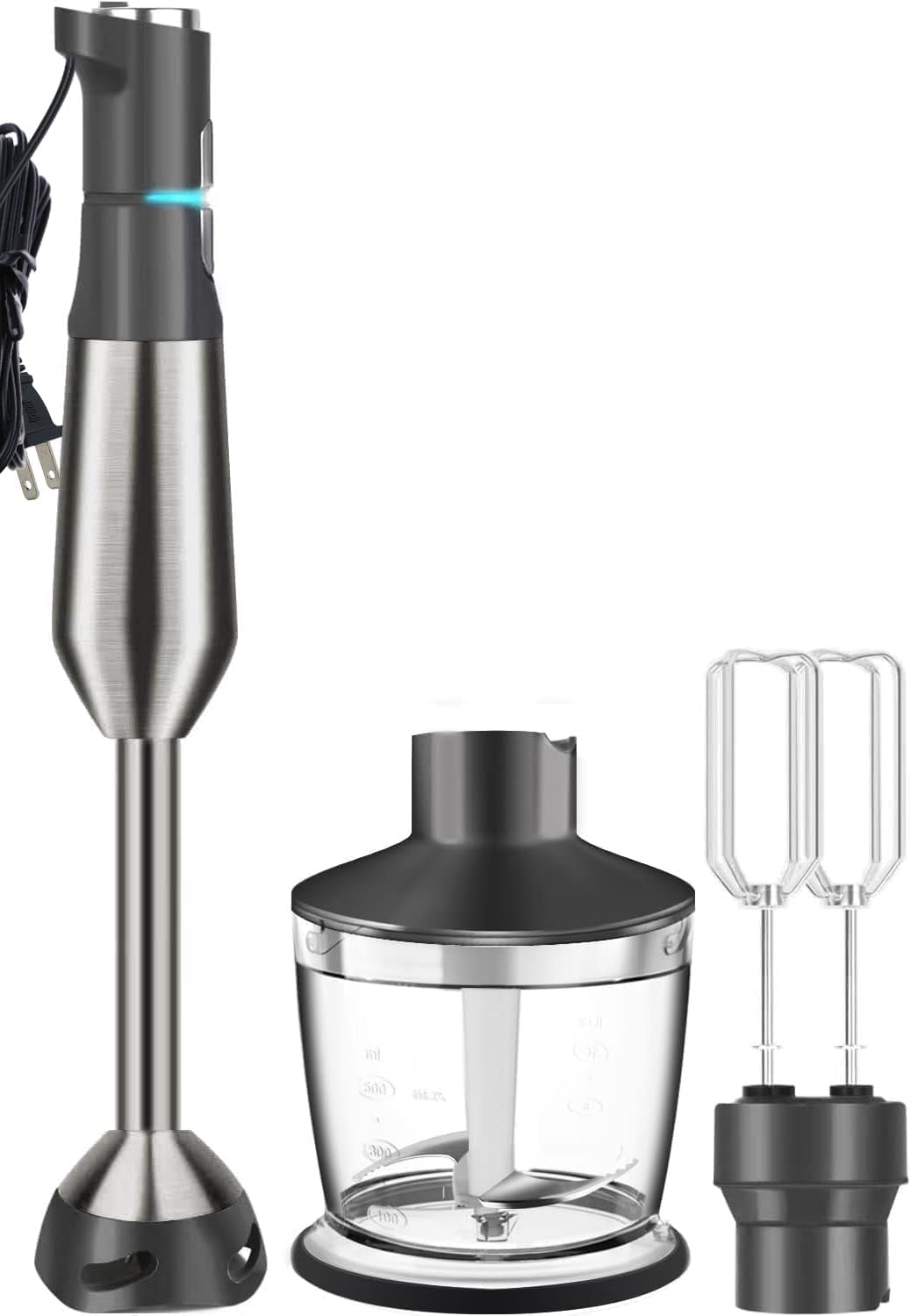 immersion blender rpm 16000±10% scratch resistant hand blender,15 speed ...