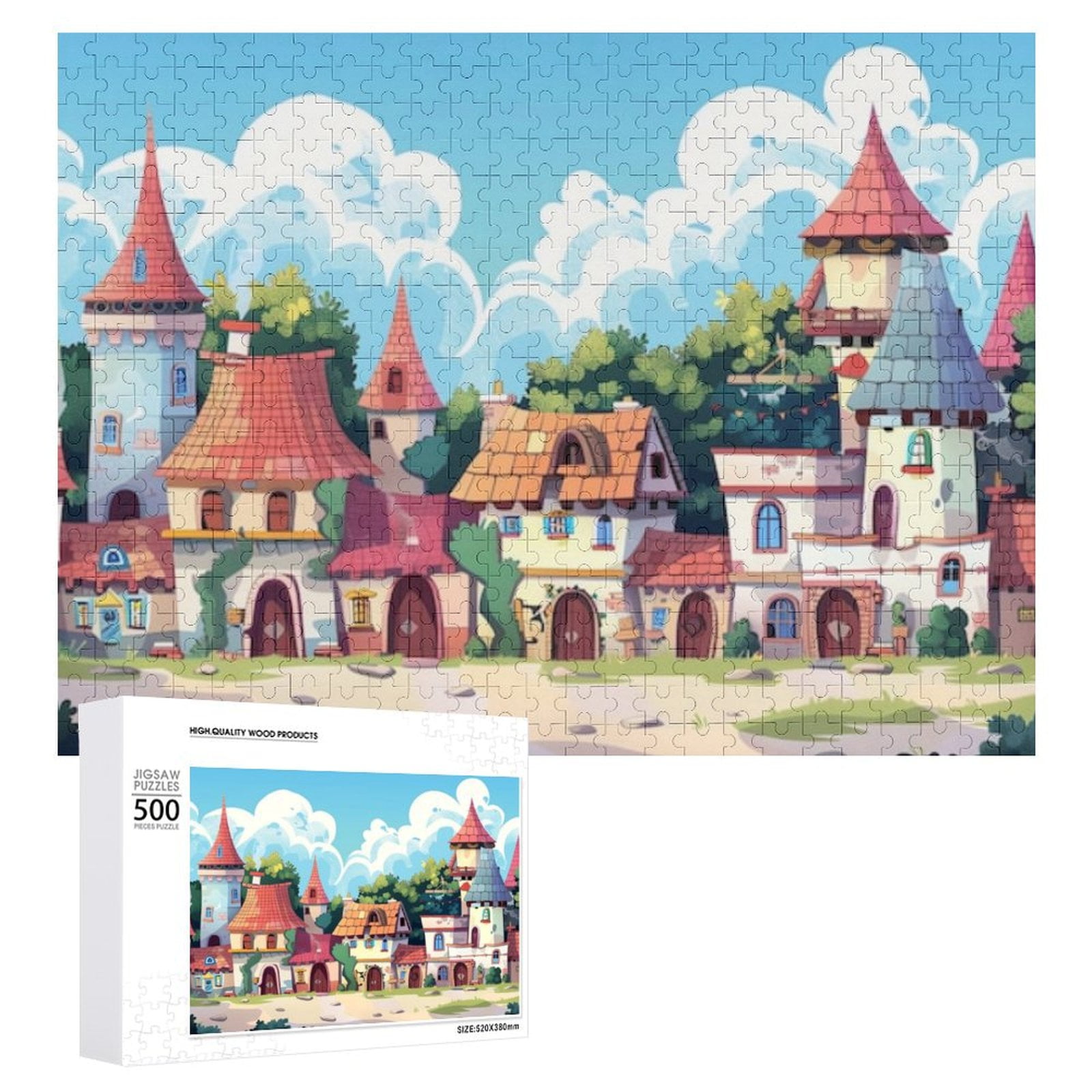 An impossible puzzle for adults to complete,Wooden Picture Puzzle ...