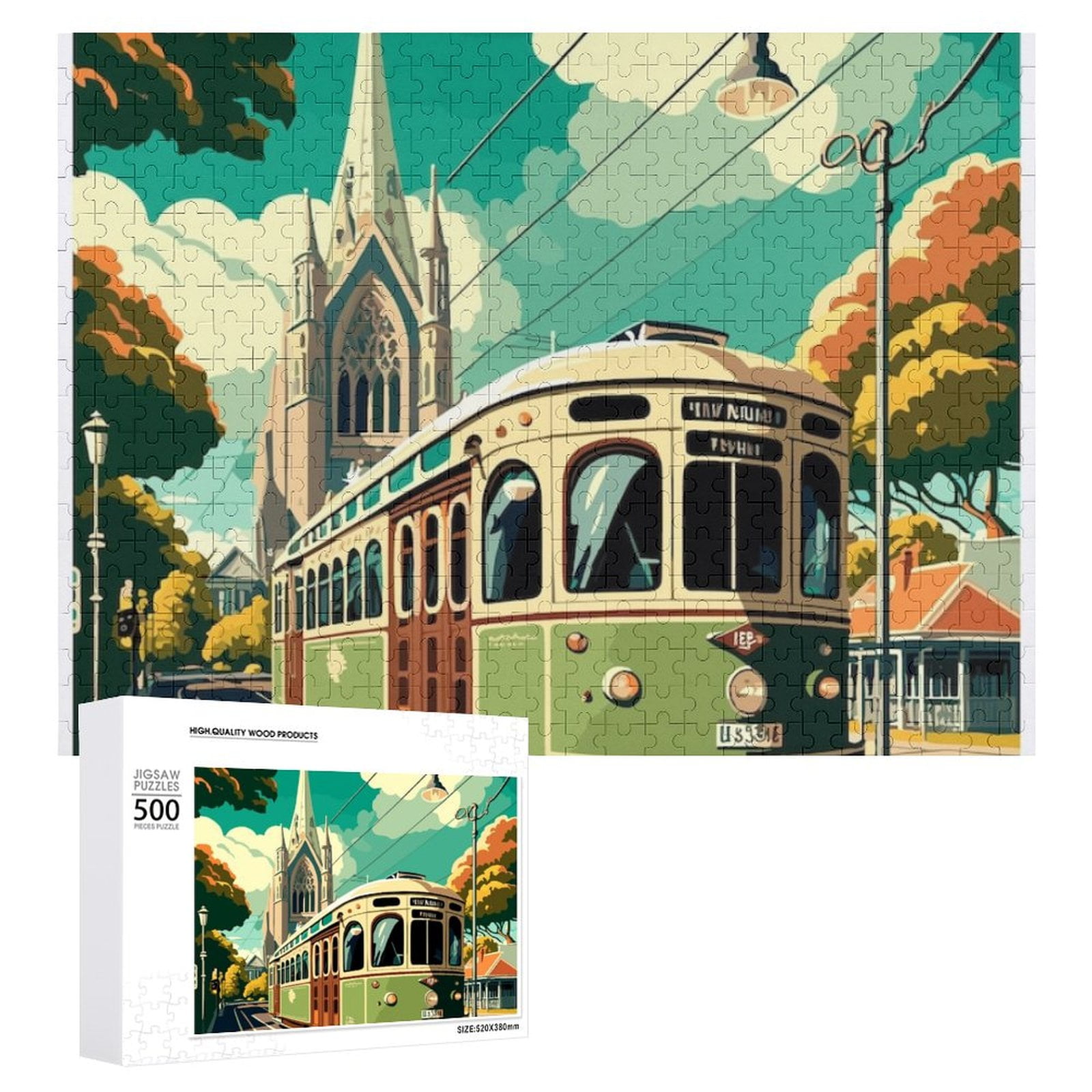 An impossible puzzle for adults to complete,Wooden Picture Puzzle ...