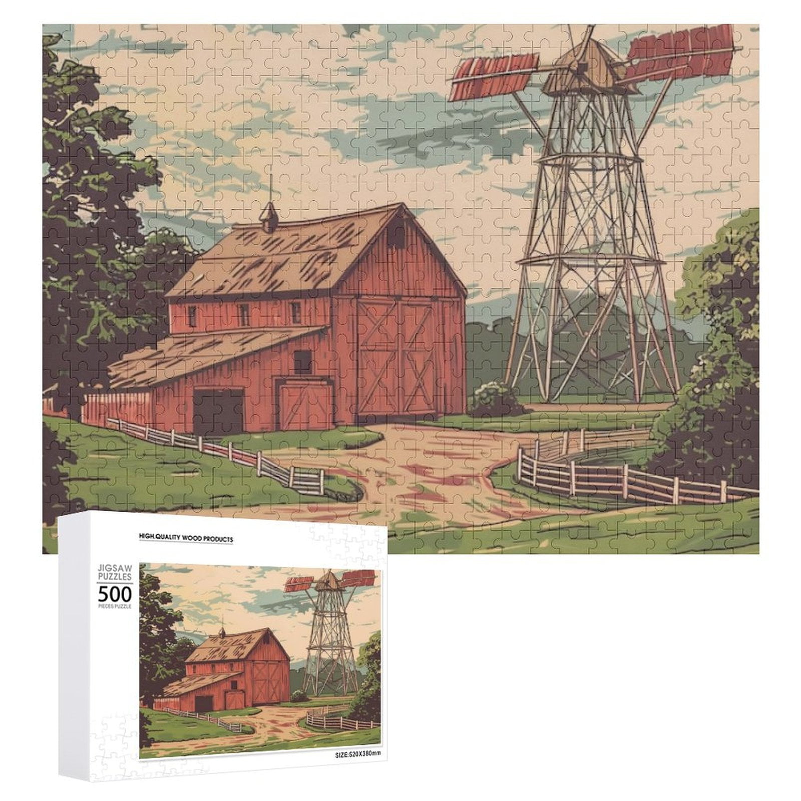 An impossible puzzle for adults to complete,Wooden Picture Puzzle ...