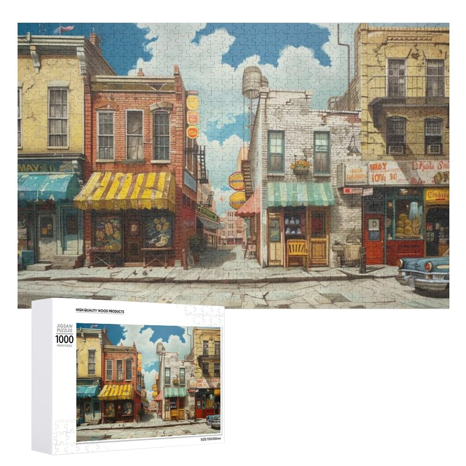 An impossible puzzle for adults to complete,Wooden Picture Puzzle Old ...