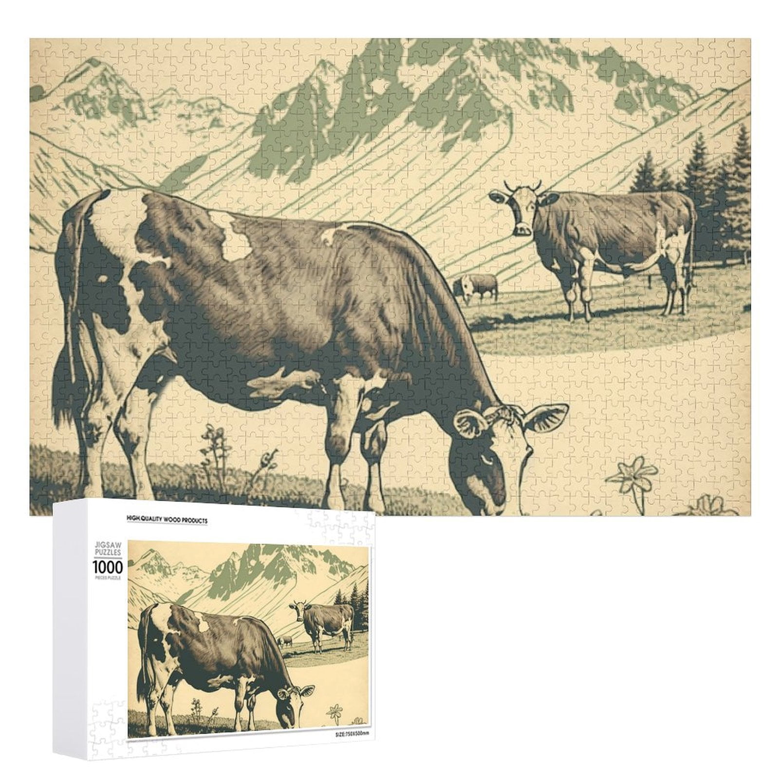 An impossible puzzle for adults to complete,Wooden Picture Puzzle ...