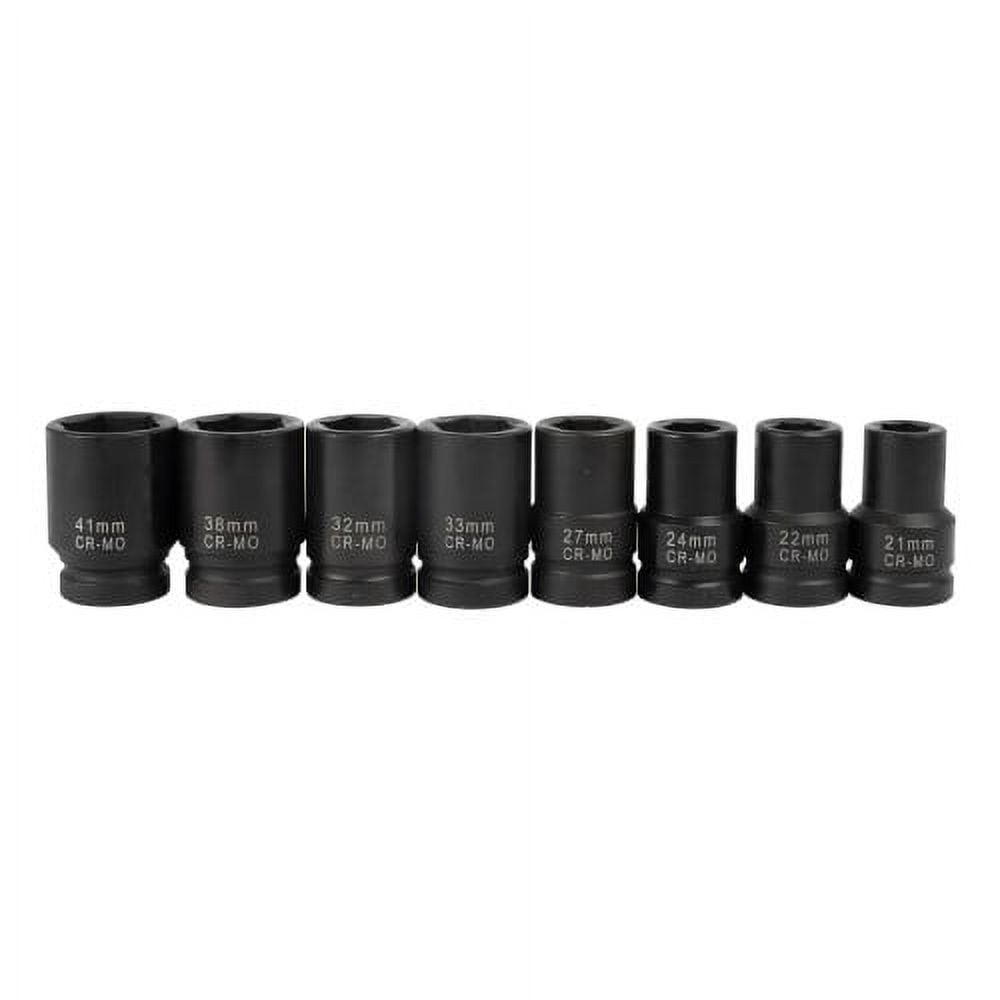 Martins Industries MX-S2 Impulse 1" Drive Metric Impact Socket Set, 8 ...