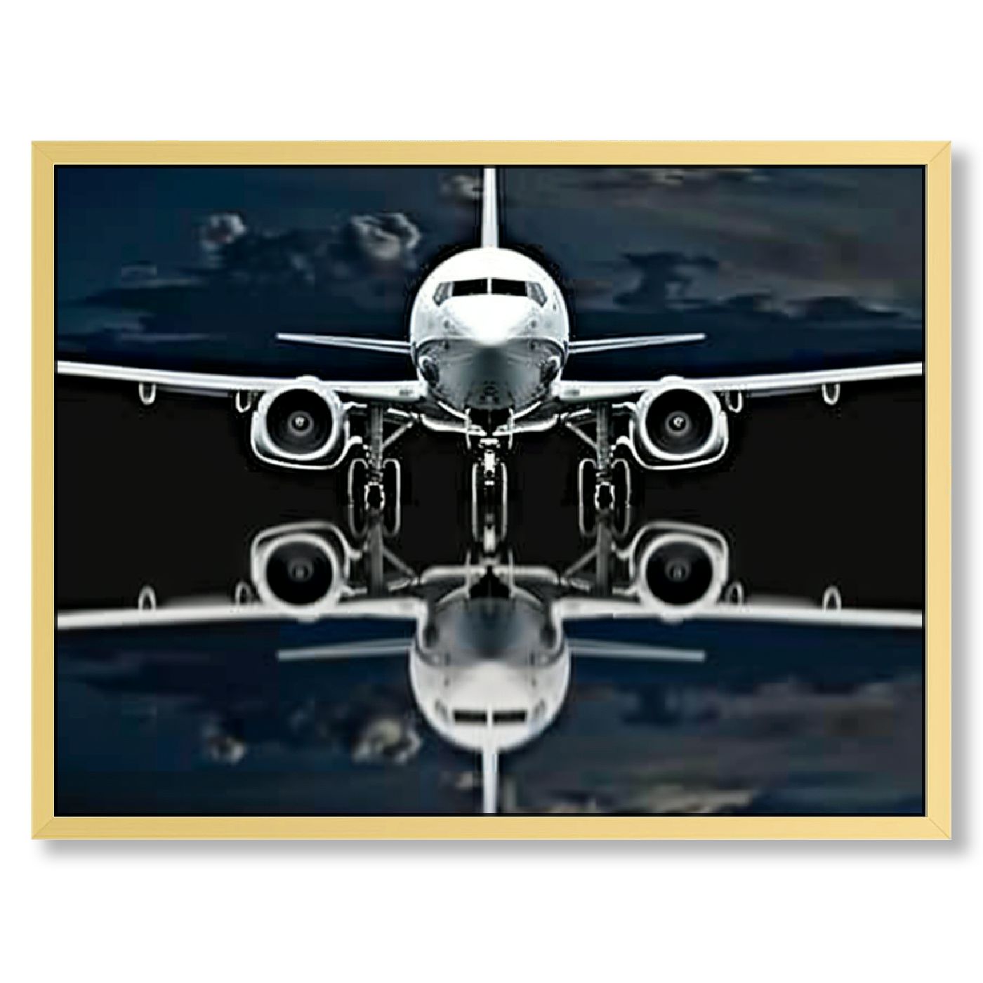 in Black Hangar Modern Room Wall Canvas Print Art Posters Cool Men Gift ...