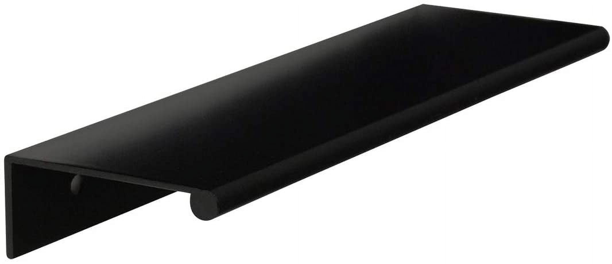 in Brand Back Mount Finger Edge Pull, Matte Black - Walmart.com