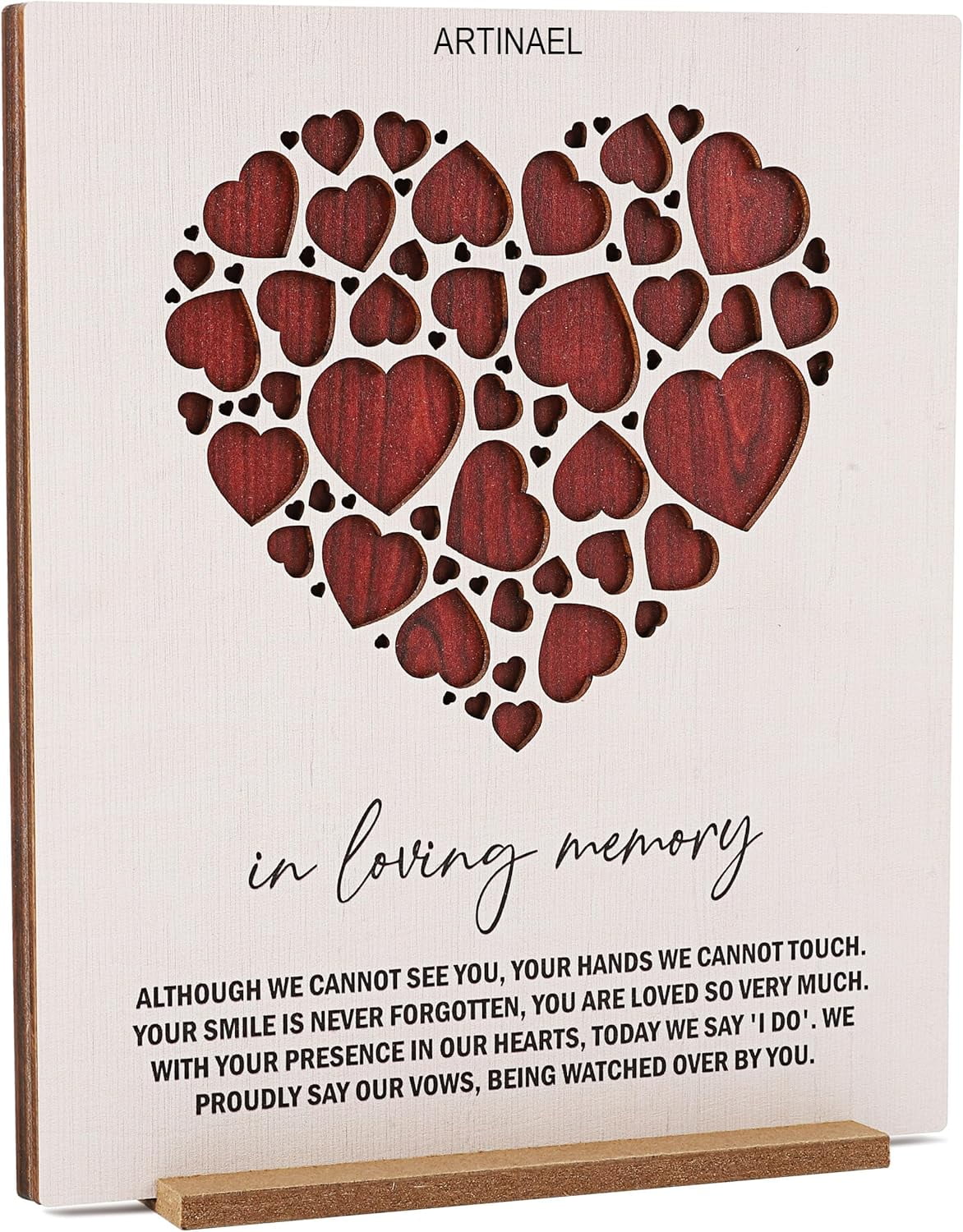 in Loving Memory Wedding Sign - Heartfelt Memorial Gifts for Weddings ...