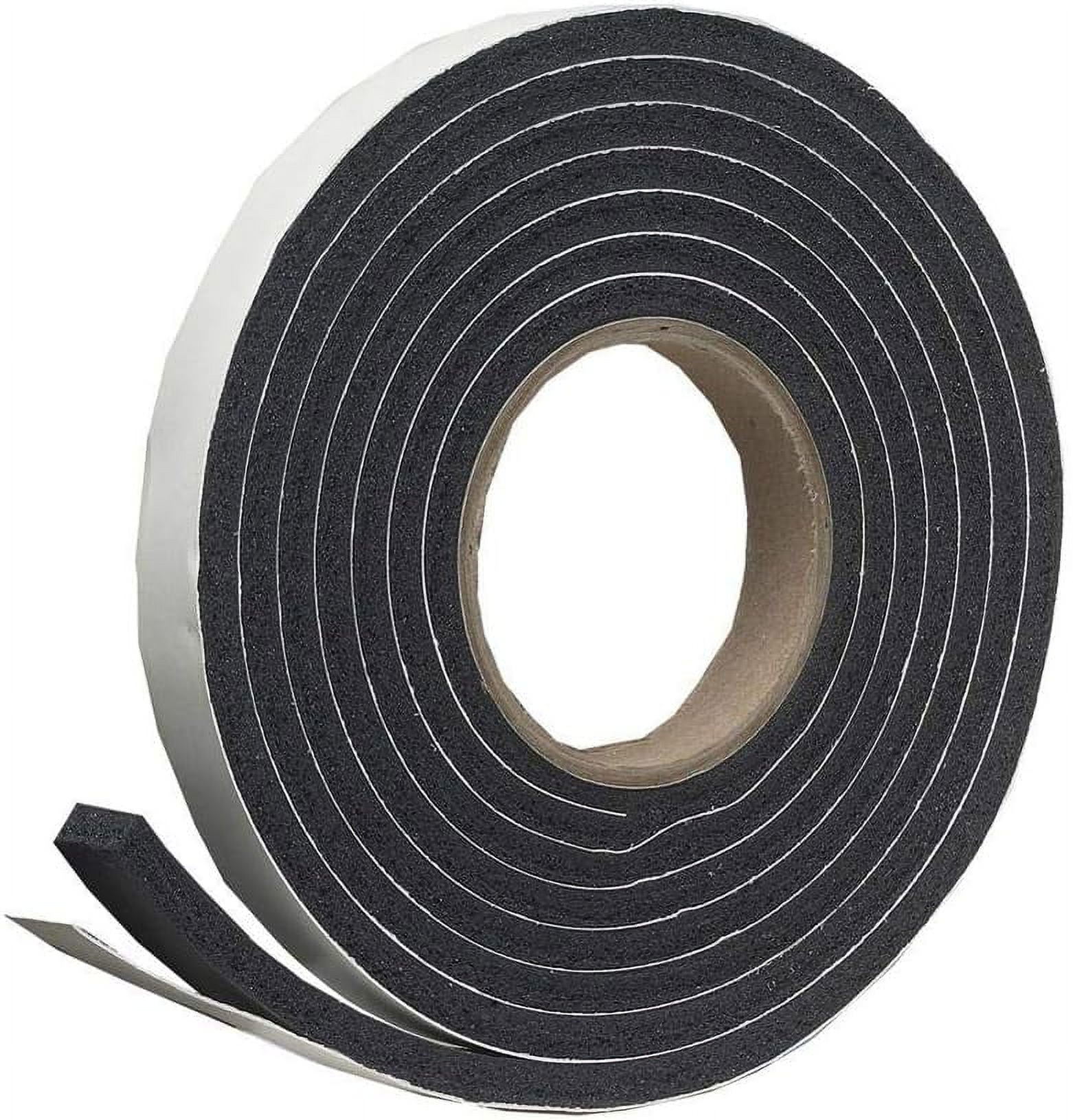 in. Thick Adhesive-Backed Closed-Cell Neoprene Sponge Rubber Stripping ...