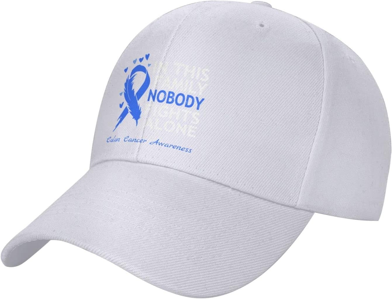 in This Family Nobody Fights Alone Colon Cancer Awareness Plain ...