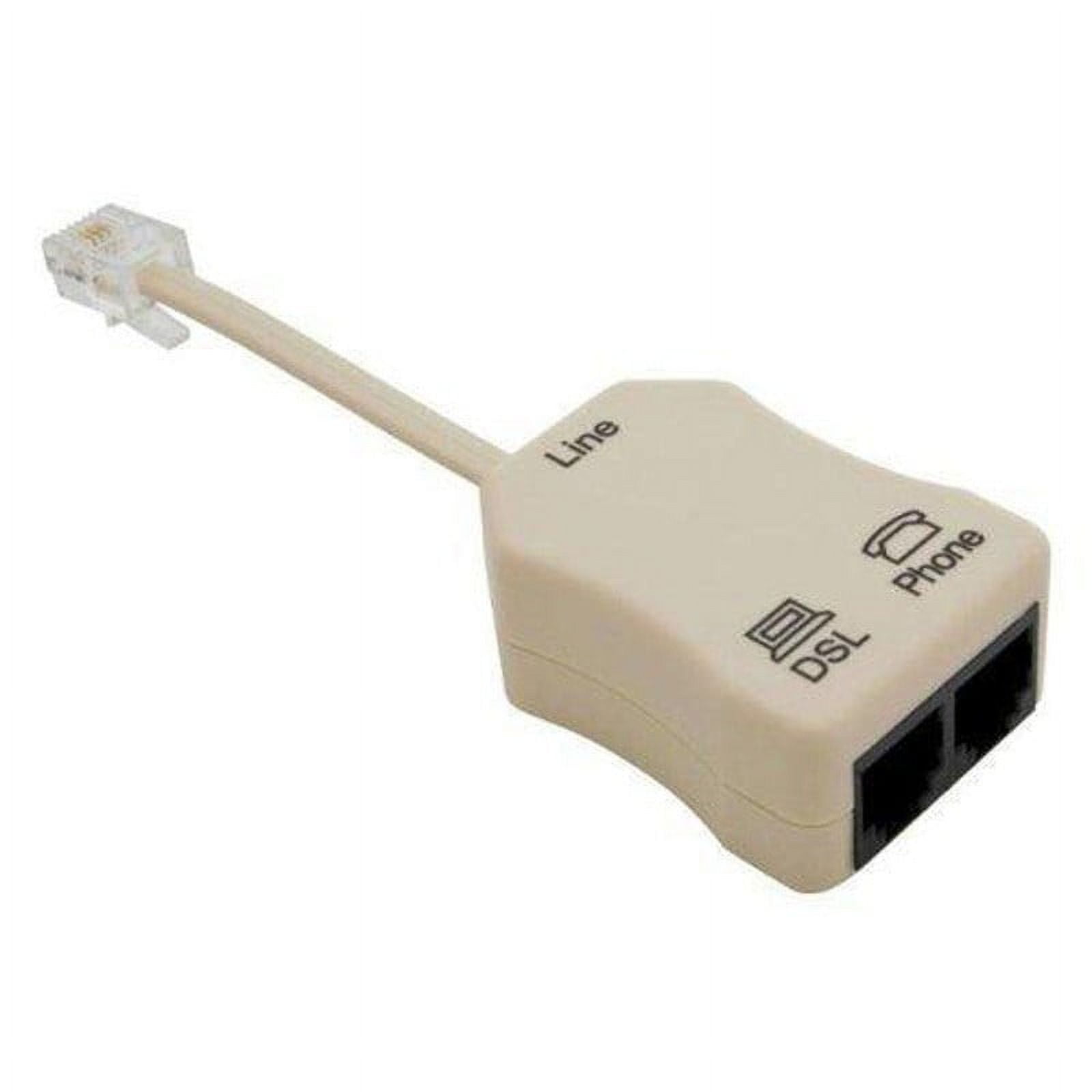in-line DSL Splitter w/Noise Filter for Phone Line - Walmart.com