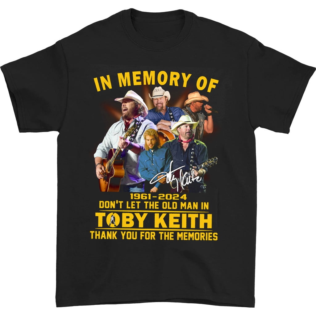in memory of Toby Keith black T-shirt short sleeve All sizes - Walmart.com