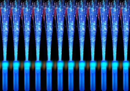 in stock Hot Sale Color Handle Optical Fiber Stick Electronic Glow ...