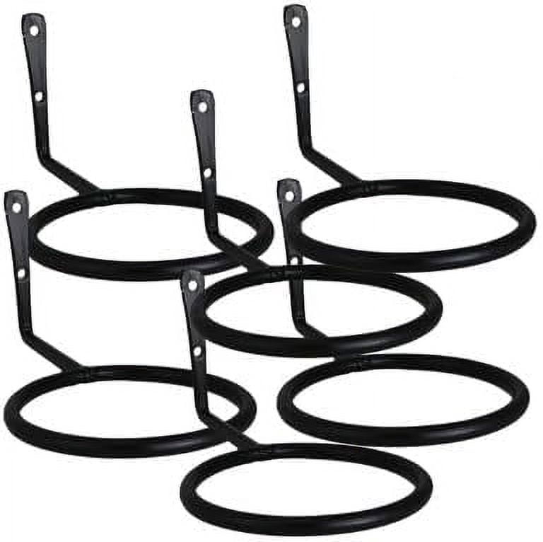in4 in in Flower Pot Ring - 6 Pack - Durable Steel Flower Pot Bracket ...