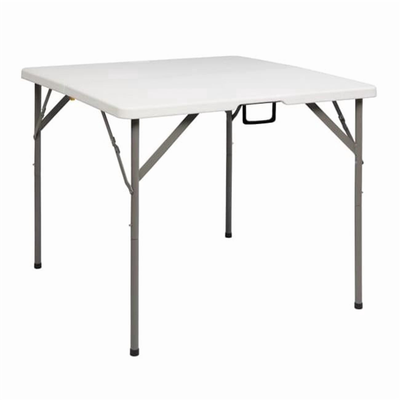 inQ Products D01027H5SAU 34 in. Blow Molding Foldable Square Table ...