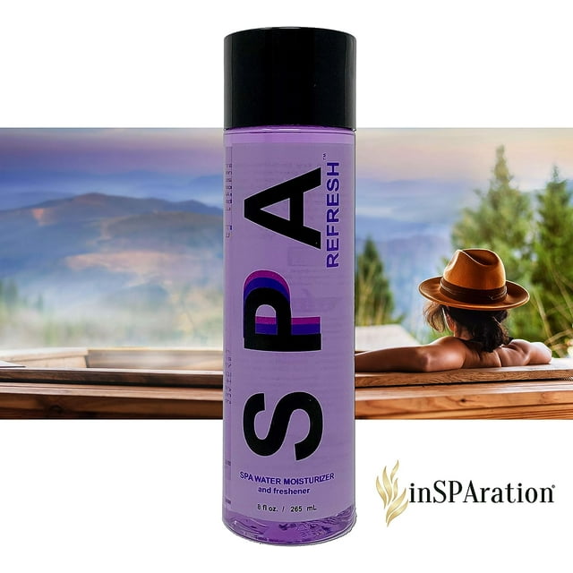 inSPAration Spa Refresh - Spa Water Freshener and Moisturizer, 8oz ...