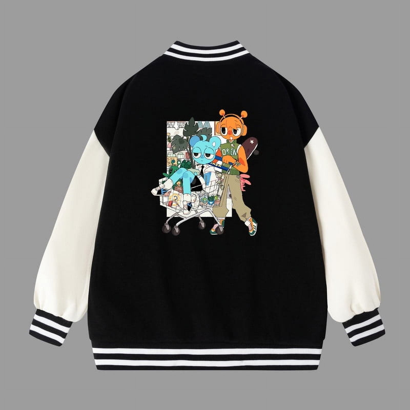 incredibox sprunki Kids Baseball Jackets Boys and Girls Varsity Coat ...