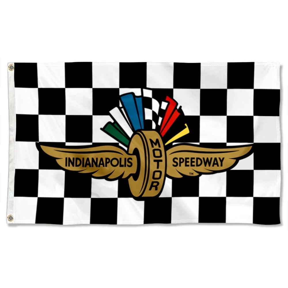 indianapolis motor speedway checkered Flags Banner Home Yard Garden ...