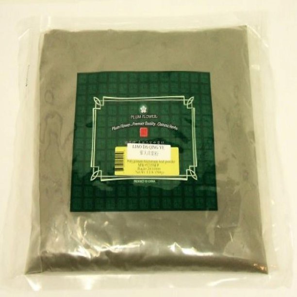 indigo leaf powder / liao da qing ye / polygonum tinctorium, 500g or 1lb bulk herb - Walmart ...