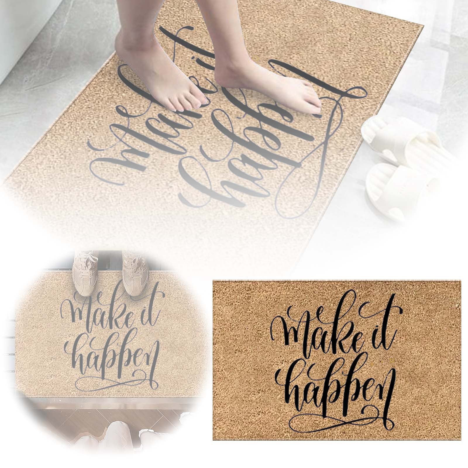 indoor door mats for entryway rug for dorm Waterproof All-Season, All ...