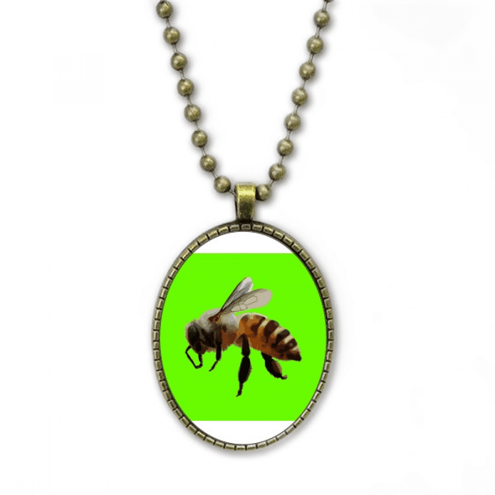 industry diligent hybee apidae bugs necklace vintage chain bead pendant ...