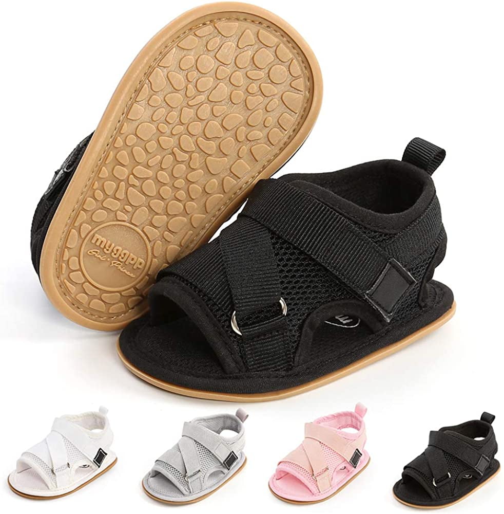infant baby boys girls Summer Beach Sandals Non Slip Soft Rubber Sole ...