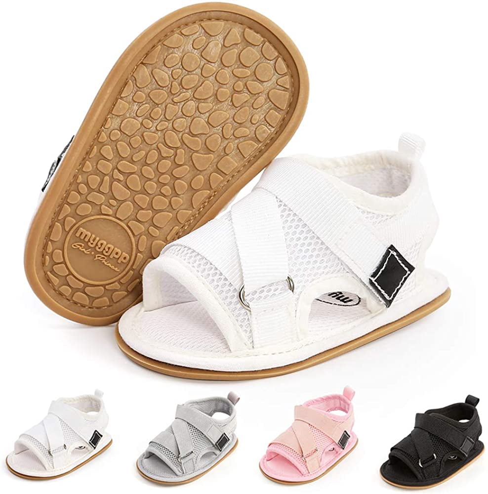infant baby boys girls Summer Beach Sandals Non Slip Soft Rubber Sole ...